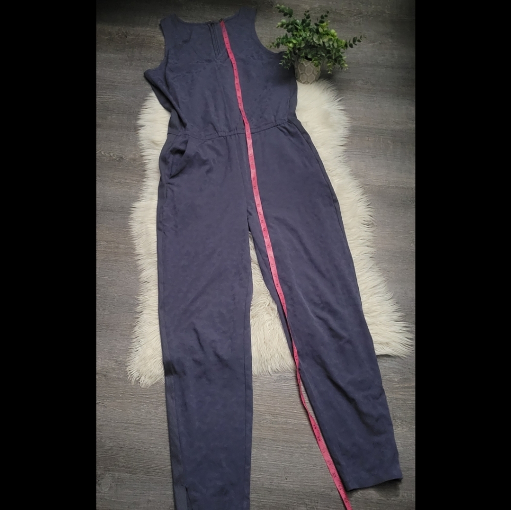 Athleta Brooklyn Textured Jumpsuit In Medieval Violet… - Gem
